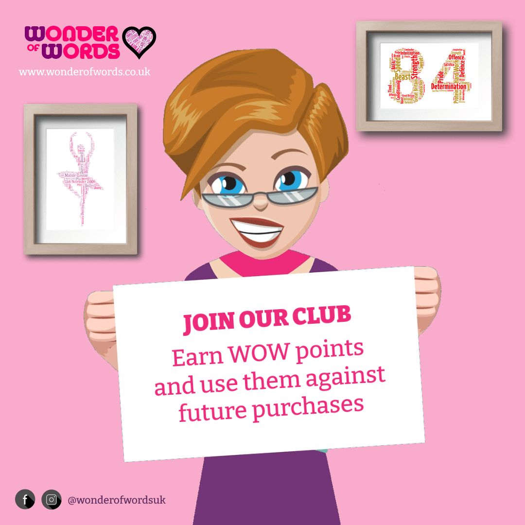 WOW Club Points - Wonder of Words